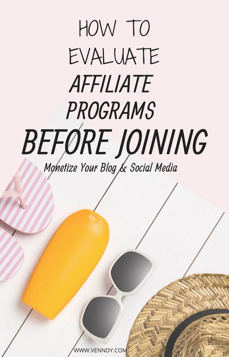 How to find, evaluate and join affiliate programs in any niche